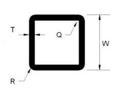 Square Tubes Round Corners